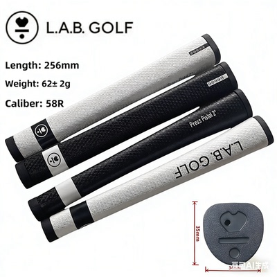 高尔夫推杆握把LAB Press Pistol2° 推杆偏心握把防滑耐磨pu材质