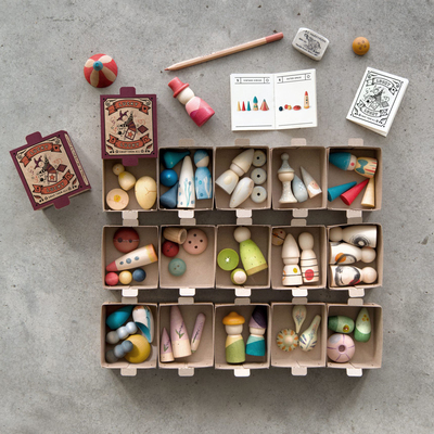 西班牙木制玩具Grapat时髦小人