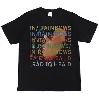 Radiohead Rock Band 欧美摇滚乐队潮流休闲大码男女上衣短袖T恤