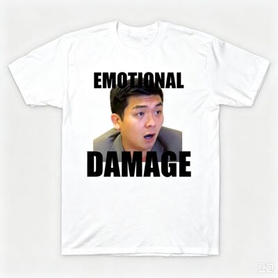 Emotional Damage 表情包短袖 T 恤欧美 meme网红梗图搞笑印花T恤