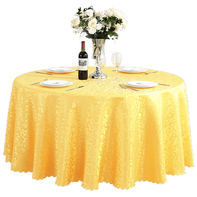 酒店桌布圆形餐桌长方形欧式餐厅