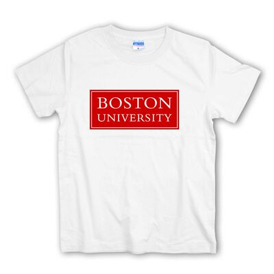 波士顿大学短袖T恤男Boston University校服纯棉圆领情侣文化衫