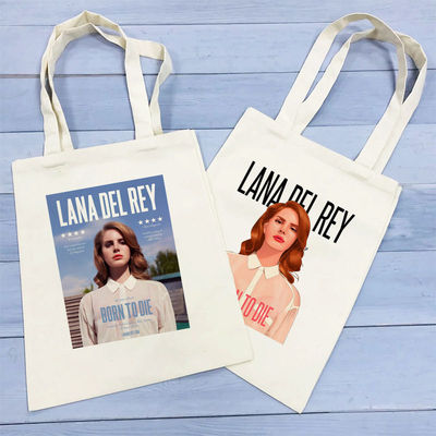 犇Lana Del Rey LOGO 印花图形潮人卡通印花托特包