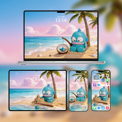 丑鱼钓鱼苹果手机壁纸 | 动态苹果安卓锁屏壁纸 | 电脑平板壁纸