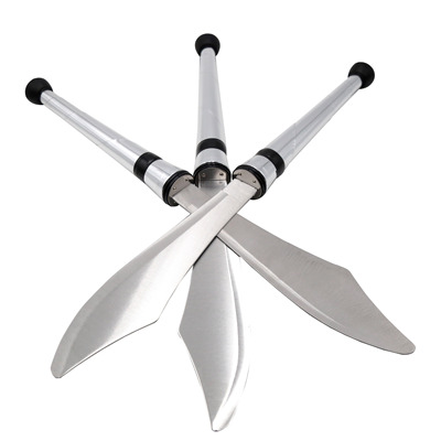杂耍刀银色抛刀飞刀花样杂耍刀专业杂耍道具Juggling Knives