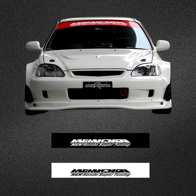 HONDA本田M&M前挡玻璃遮阳贴纸