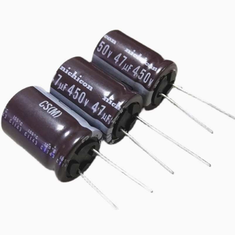 全新进口尼吉康nichicon电容 450v47uf 高频cs系列 18x25mm