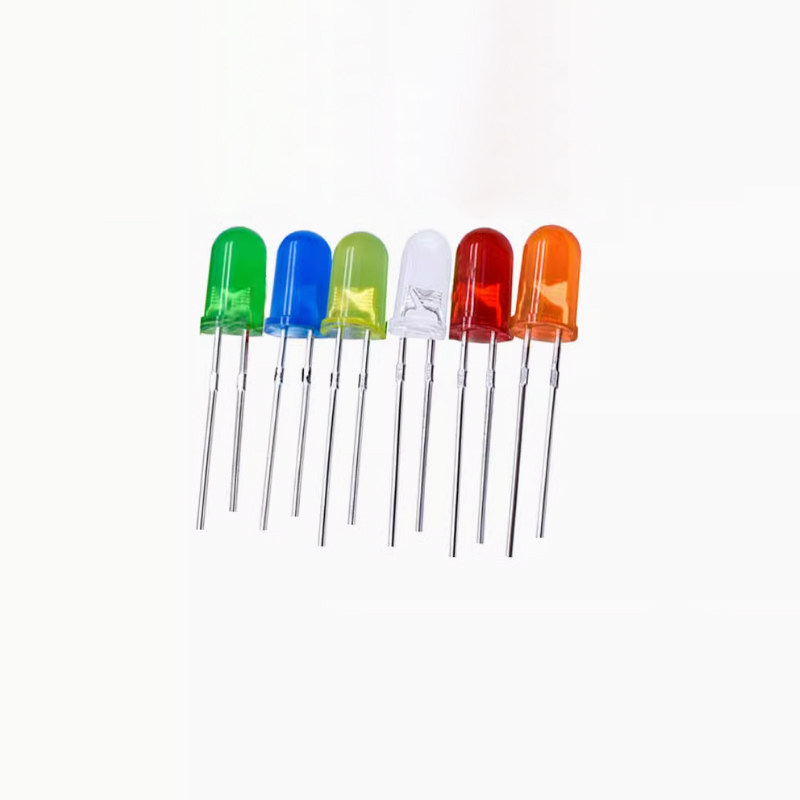 插件LED灯珠 3mm 红灯 蓝灯 翠绿灯 白灯 黄高亮聚光F3发光二极管