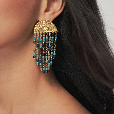 A Ray of Sunlight25秋冬埃及系列沙漠绿洲流苏耳环灵动度假欧美