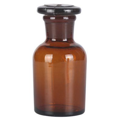 小口试剂瓶玻璃细口样品瓶 磨砂口棕色茶色带塞分装30 60 125 250 500 1000 2500 5000 10000ml 化学实验室用