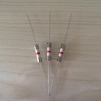 BUSS进口 陶瓷色环保险丝 T4AH250V 铜脚 慢熔断 5x20mm规格