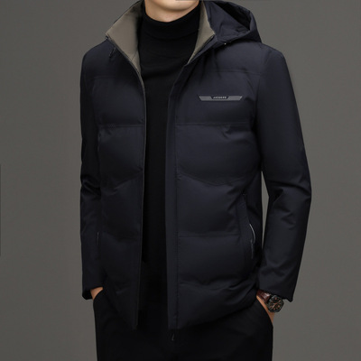 绅骑正品棉衣男2024新中年男装短款棉袄立领外套男冬天男F28809