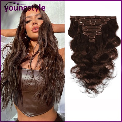 humanhairclipin假发真人发