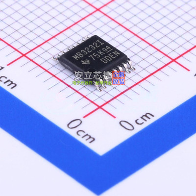 RS232芯片 MAX3232IPW TSSOP-16 TI/德州 电子元器件配单全新原装