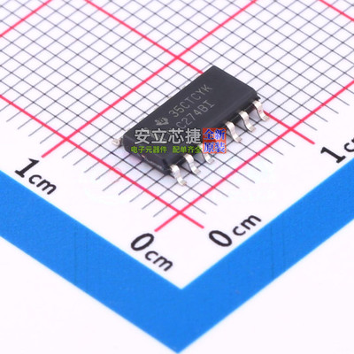 精密运放 TLC274BIDR SOIC-14 TI/德州 电子元器件配单全新原装