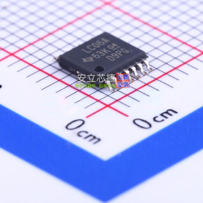 反相器 SN74LVC06APWR TSSOP-14 TI/德州 电子元器件配单全新原装