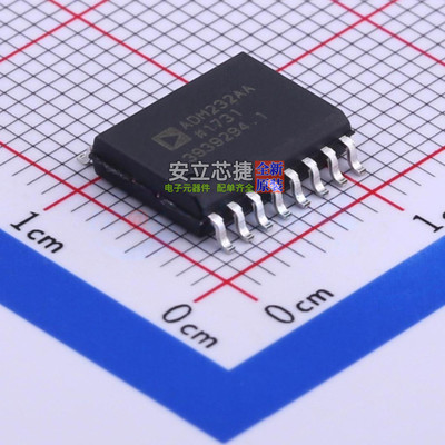 RS232芯片 ADM232AARWZ-REEL SOIC-16 ADI(亚德诺) 电子元件配单