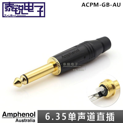 单声道直插头大二芯音频接头