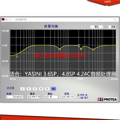 雅士尼 ASHLY DSP360 DSP480SP中文调试软件 ASHLY480 中文软件