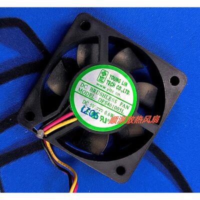 摄影机3线 DFS401005L 5V 0.6W 40*40*10MM 4010 4CM设备散热风扇