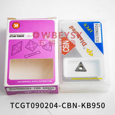 万龙达铸铁件金刚石CBN刀片 TCGT090204-CBN-KB950