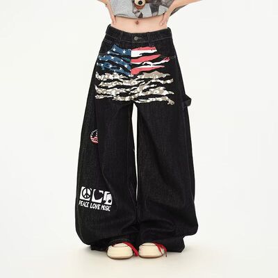 跳舞jazz上衣爵士舞服装女团演出服街舞裤子hiphop阔腿裤运动套装