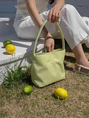 韩国小众mucu and ebony托特包手提小包muchandebony尼龙腋下包包