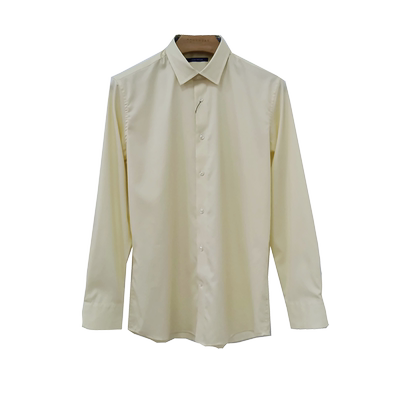 TONY WEAR/汤尼威尔男士春秋全棉透气舒适小清新素色长袖休闲衬衫