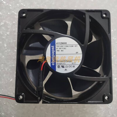 4112NHH全新现货12V-DC 1.125A 13.5W机箱散热风扇