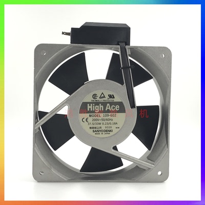 三洋 109-602 200V 37.5/33W 0.23/0.18A 16050 传感器风扇风机