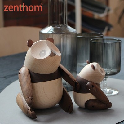 zenthom/ARCHITECTMADE PANDA 手工木质熊猫装饰摆件儿童玩具