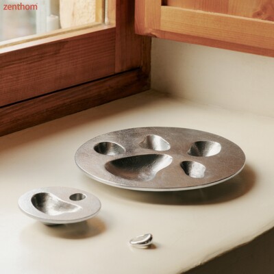 zenthom/Ferm Living Niche Piece盘子铝制首饰盘钥匙玄关置物盘