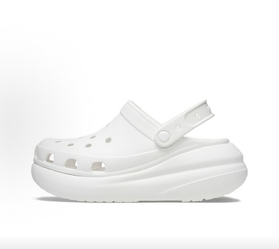Crocs卡骆驰 Crush Clog EVA 泡芙鞋 男女同款 白色207521-100