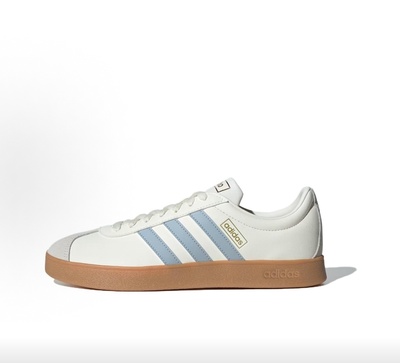 adidas VL COURT 2.0 T头鞋 德训鞋 板鞋 男女同款 白蓝JH5063