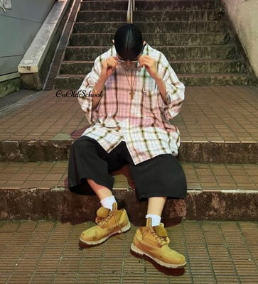 复古hiphop纯黑色牛仔裤