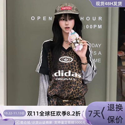 Adidas阿迪达斯三叶草女修身短袖