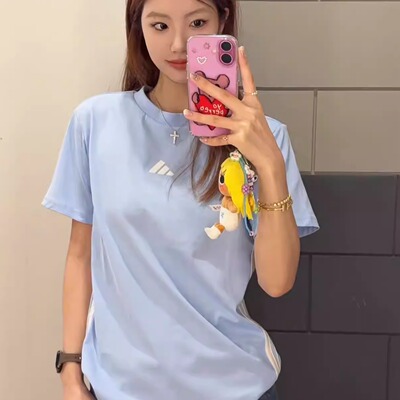 Adidas阿迪达斯女子纯棉运动T恤