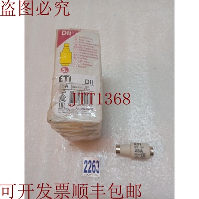 原装供应ETI GL/gG 25A 500V 熔断器 Diazed（批量 30 个）