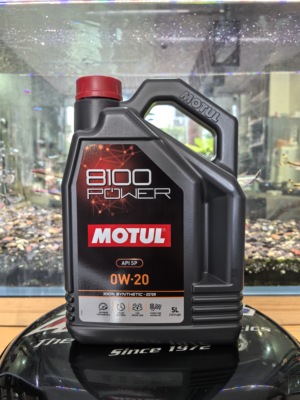 行货 法国MOTUL 8100 POWER 酯类全合成机油 0W20 5L