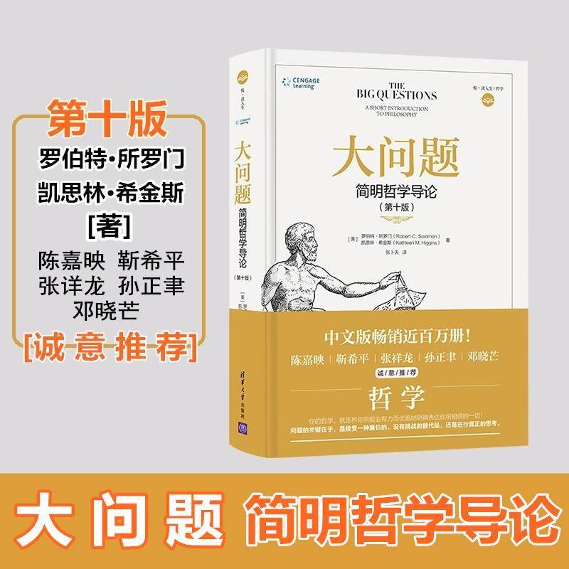 大问题:简明哲学导论:a short introduction to philosophy 罗伯特·所罗门 哲学理论基本知识 哲学宗教书籍清华大学出版社