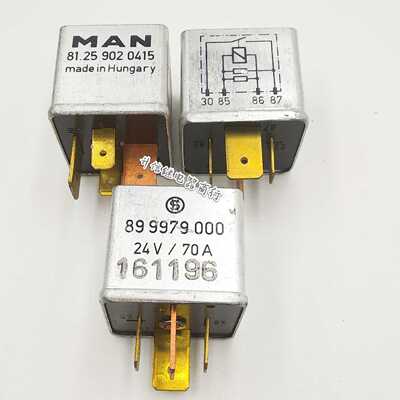 81.25 902 0415 全新正品进口汽车继电器 89 9979 000 24V 4脚70A