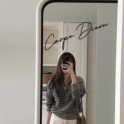 carpe diem及时行乐good things are coming好事发生英文镜子贴纸