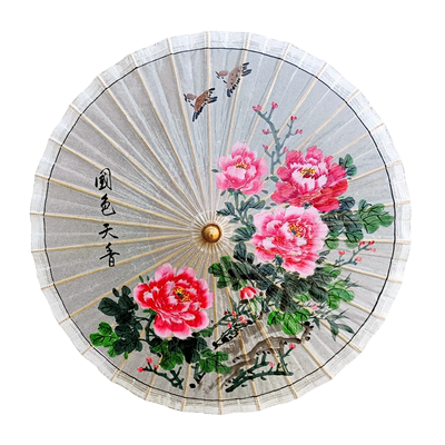 甲路手绘古代传统防晒男女油纸伞