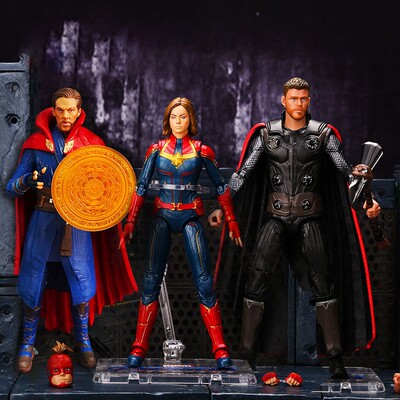 中动漫威雷神惊奇队长现货玩具