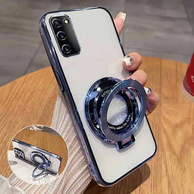 三星S20硅胶透明电镀手机壳