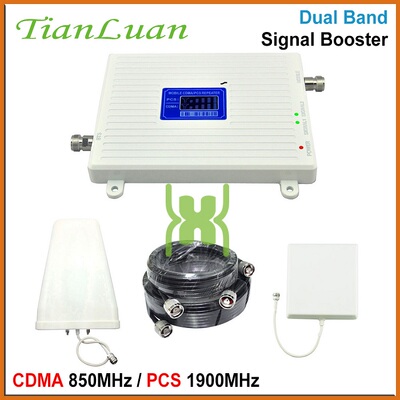 cdma pcs 850 1900 2g 4g cell phone signal repeater信号增强器