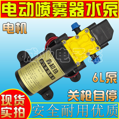 隔膜塑料电动喷雾器水泵关枪自停