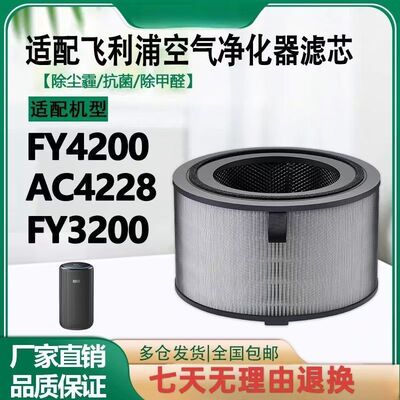 适配飞利浦空气净化器滤芯fy4200/3200/ac4228除甲醛过滤网