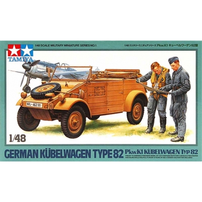 田宫拼装模型 1/48 Kdf.1桶车82型及飞行员 32501