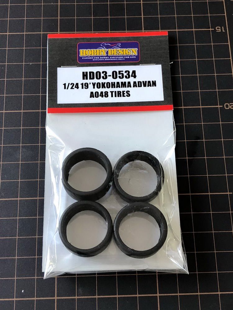HobbyDesign 1/24 19寸 Advan A048轮胎模型 HD03-0534_虎窝淘